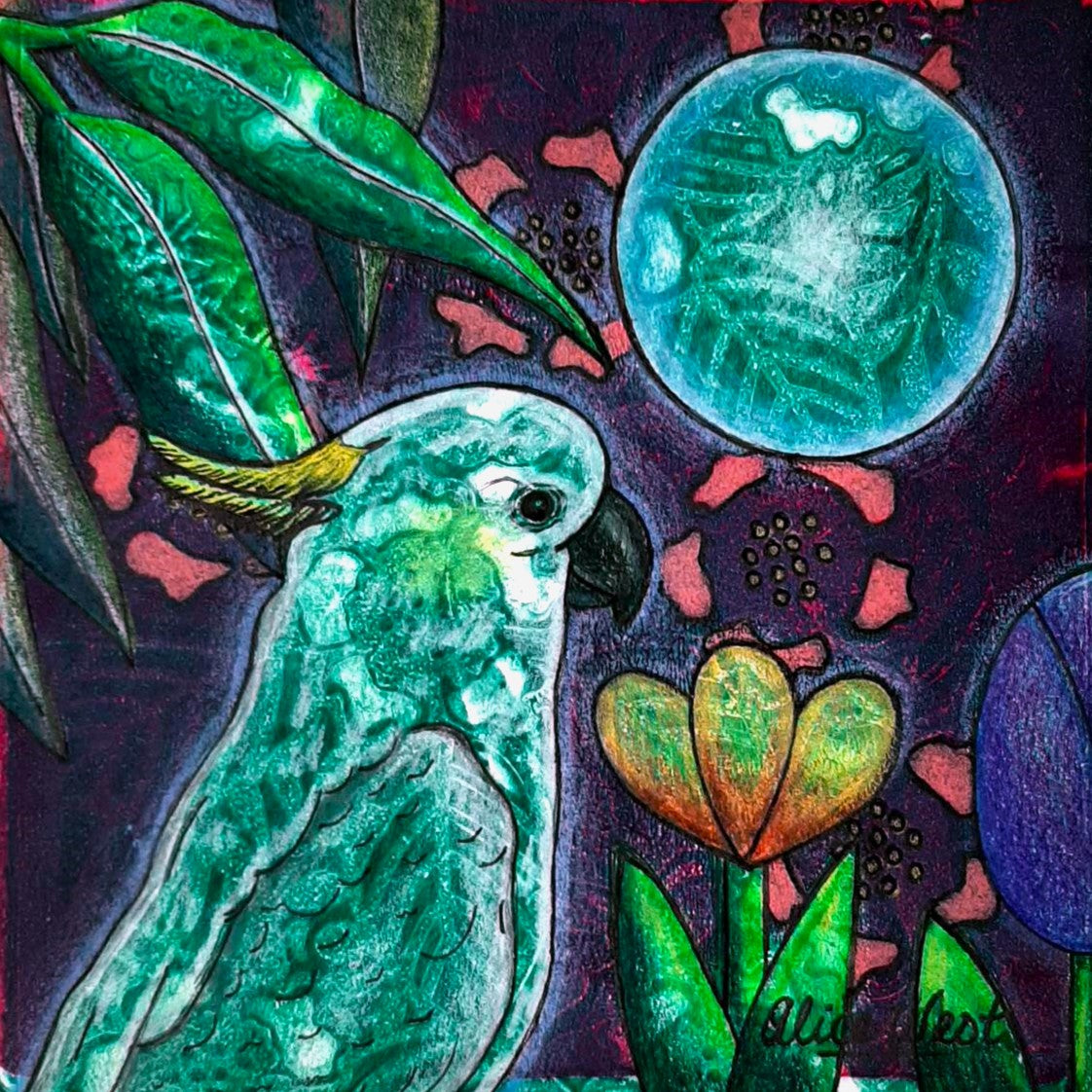 Moonlight Glimmer– Alice West Art